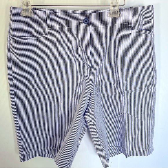 Talbots | Shorts | Talbots Blue And White Striped Shorts | Poshmark